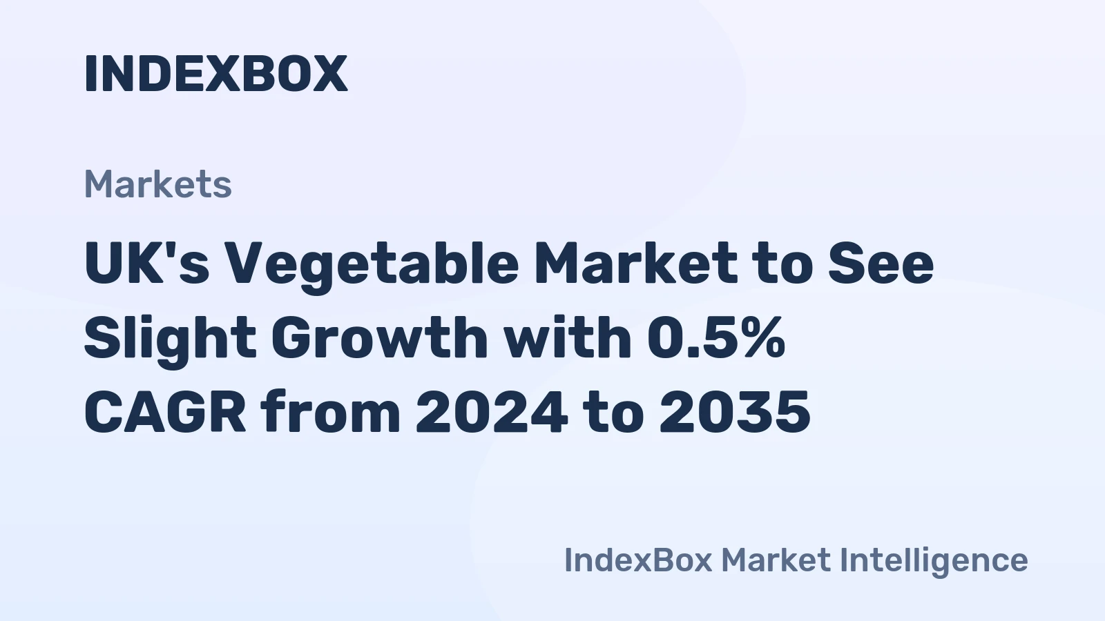 UK's Vegetable Market to See Slight Growth with 0.5% CAGR from 2024 to 2035