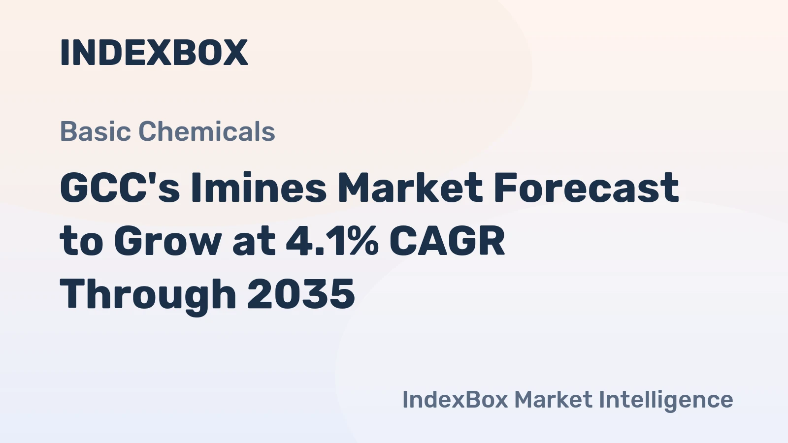 GCC's Imines Market Forecast to Grow at 4.1% CAGR Through 2035