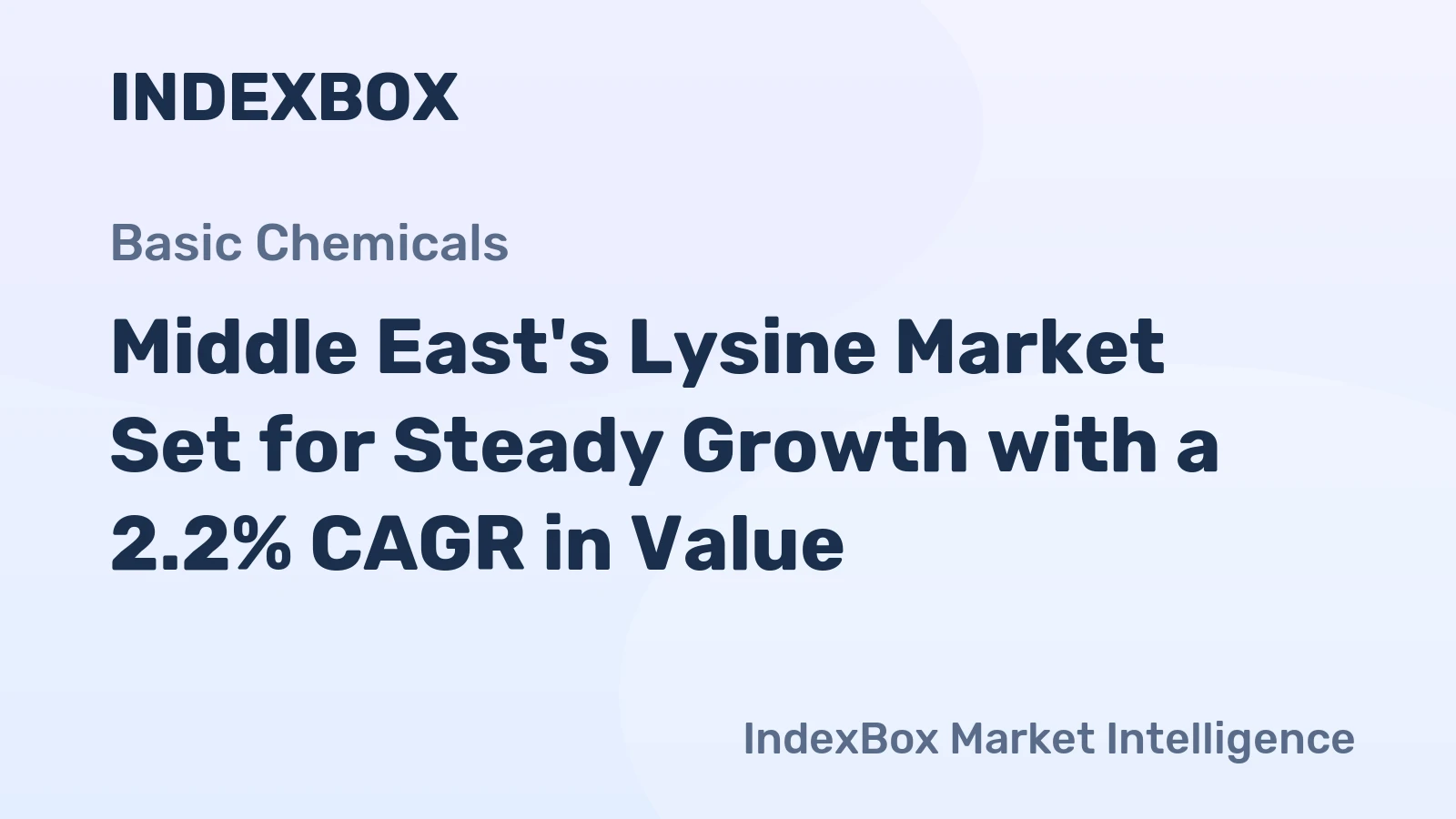 Middle East's Lysine Market Set for Steady Growth with a 2.2% CAGR in Value