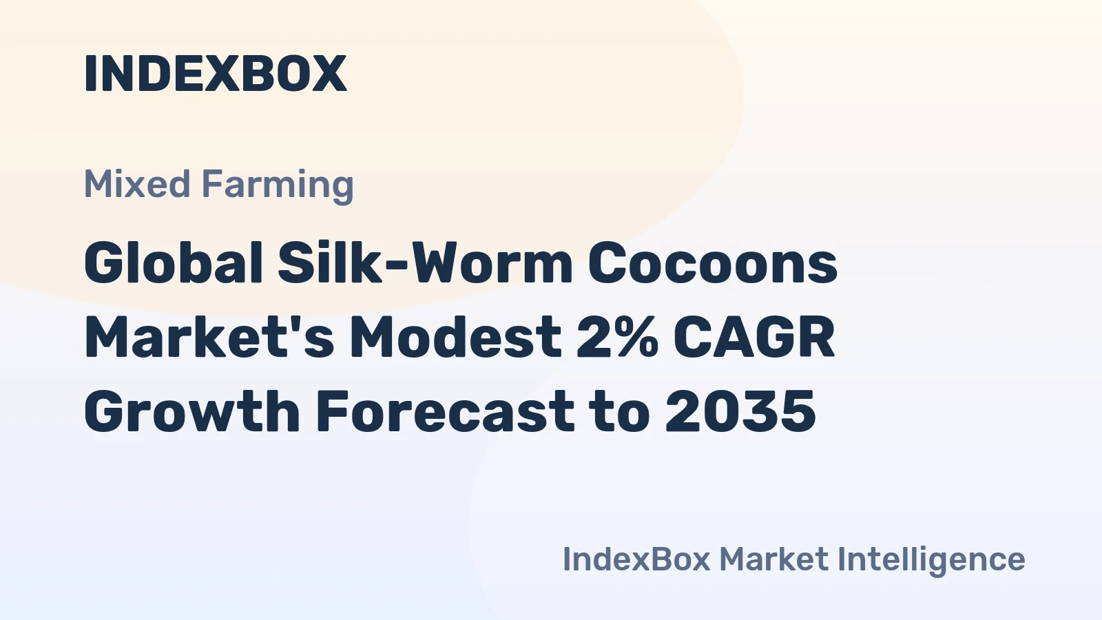Global Silk-Worm Cocoons Market's Modest 2% CAGR Growth Forecast to 2035