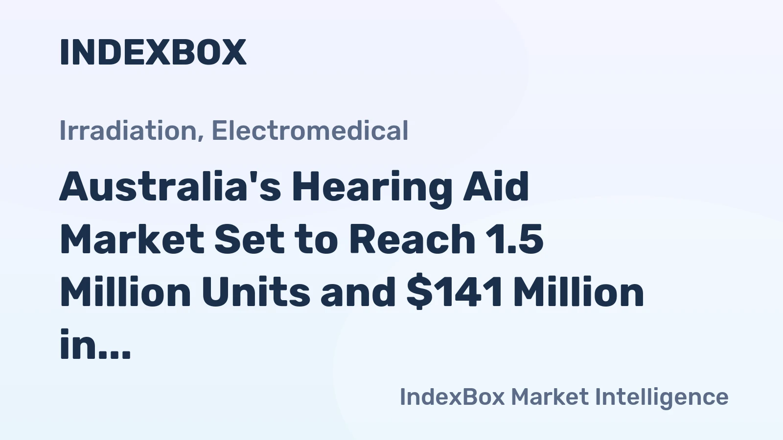Australia's Hearing Aid Market Set to Reach 1.5 Million Units and $141 Million in Value