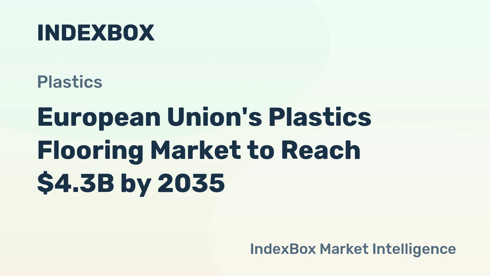 European Union's Plastics Flooring Market to Reach $4.3B by 2035