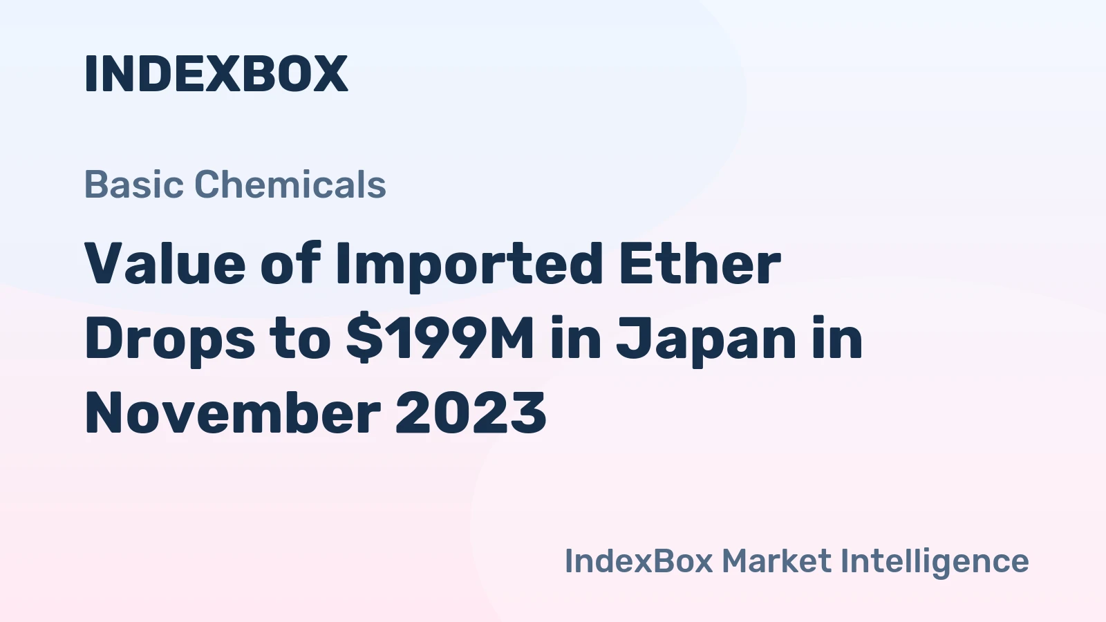 Value of Imported Ether Drops to $199M in Japan in November 2023