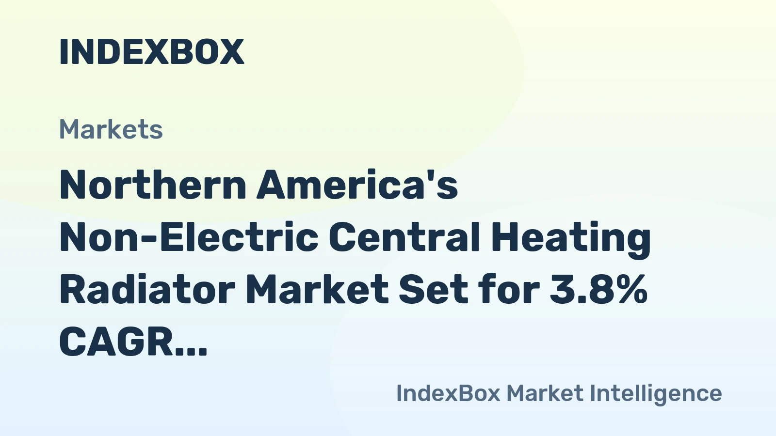 Northern America's Non-Electric Central Heating Radiator Market Set for 3.8% CAGR Growth Through 2035
