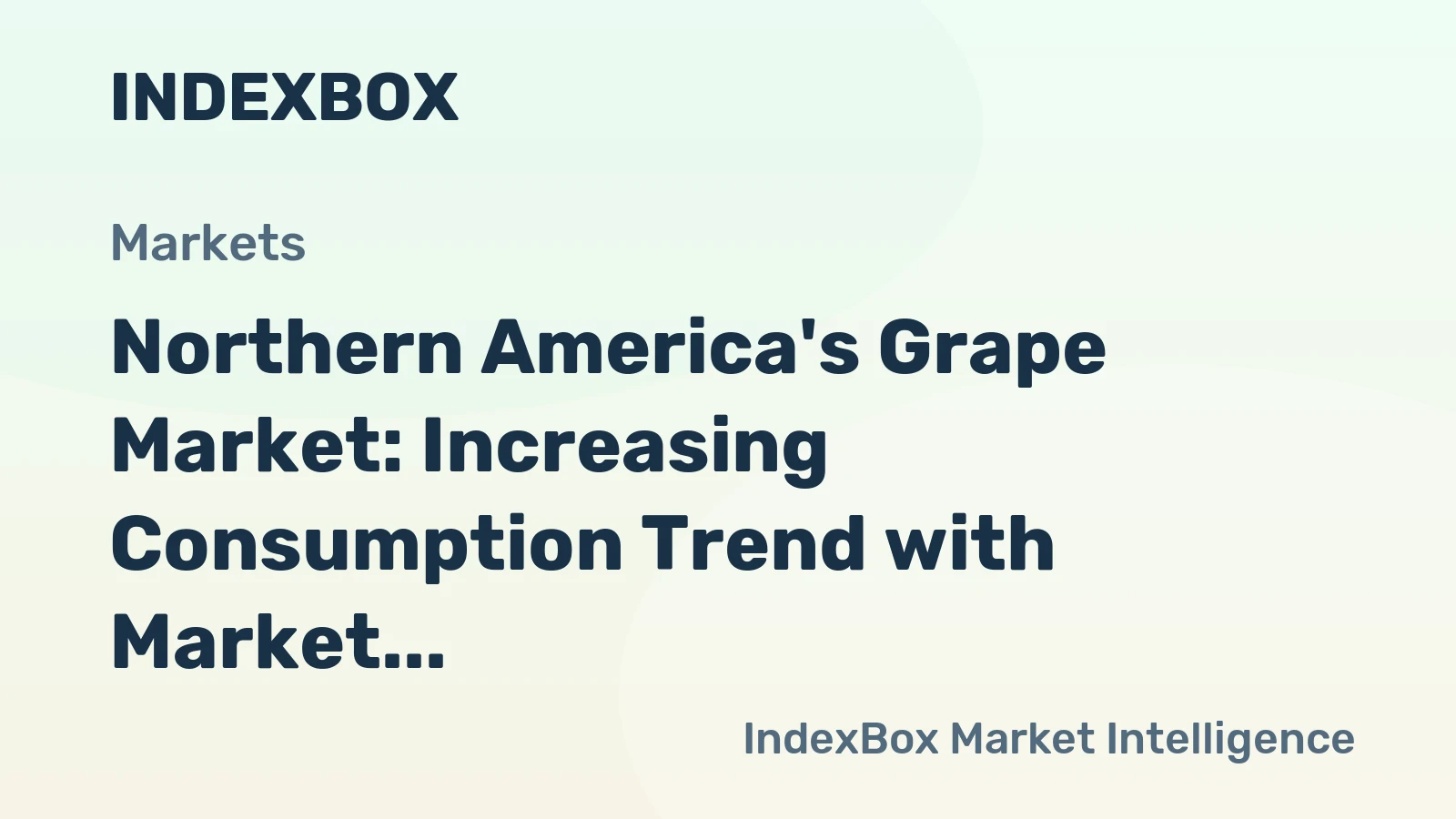 Northern America's Grape Market: Increasing Consumption Trend with Market Volume reaching 6.4M tons and Market Value to $22.2B by 2035