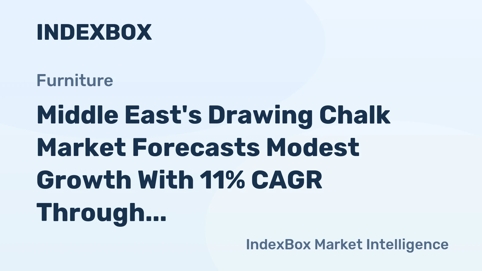 Middle East's Drawing Chalk Market Forecasts Modest Growth With 11% CAGR Through 2035