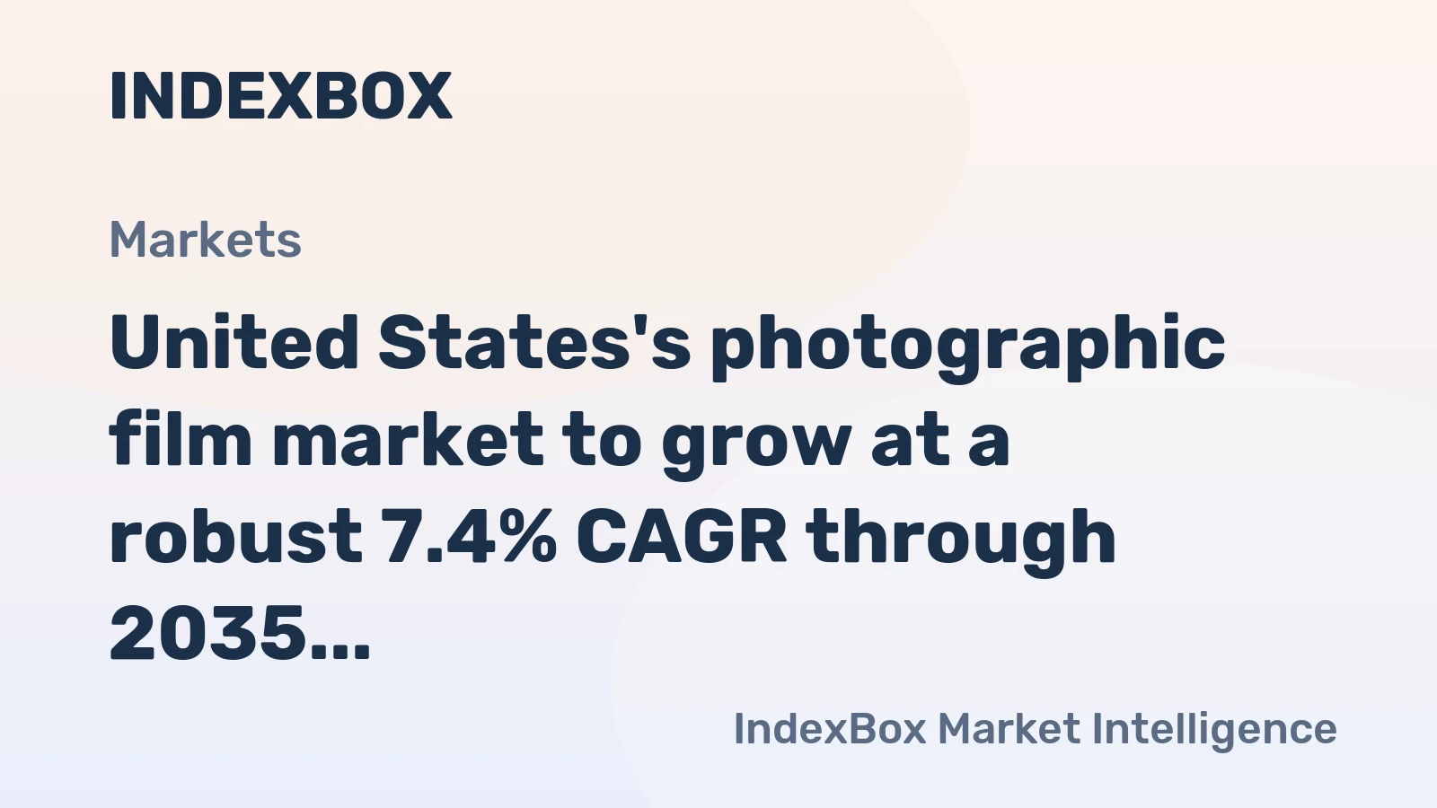 United States's photographic film market to grow at a robust 7.4% CAGR through 2035, driven by increasing demand for sensitized, unexposed materials.