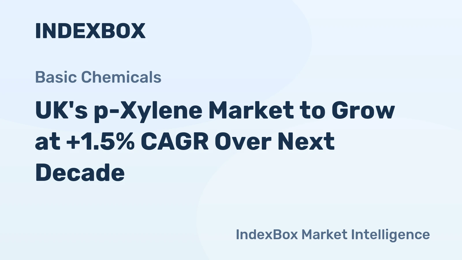 UK's p-Xylene Market to Grow at +1.5% CAGR Over Next Decade