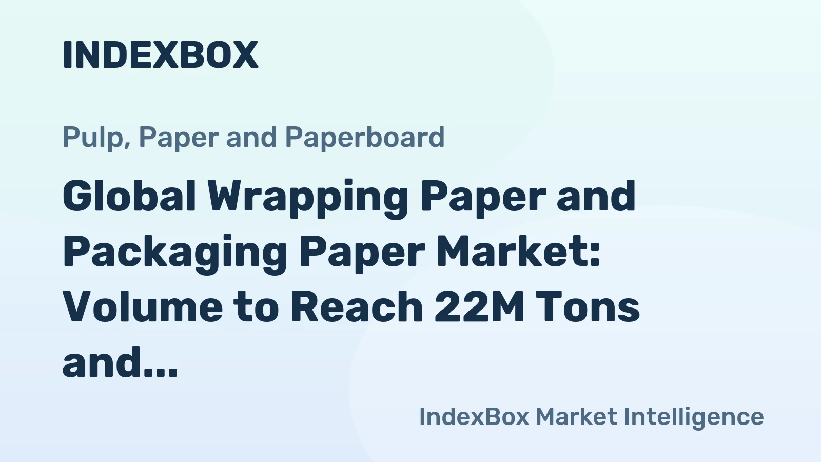 Global Wrapping Paper and Packaging Paper Market: Volume to Reach 22M Tons and Value to Hit $32.9B by 2035