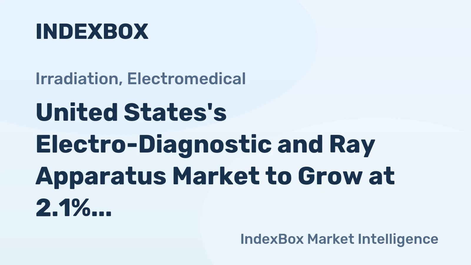United States's Electro-Diagnostic and Ray Apparatus Market to Grow at 2.1% CAGR, Reaching $119.7B by 2035