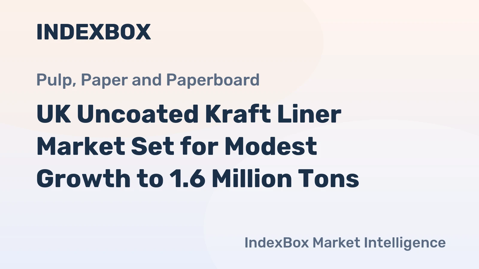UK Uncoated Kraft Liner Market Set for Modest Growth to 1.6 Million Tons