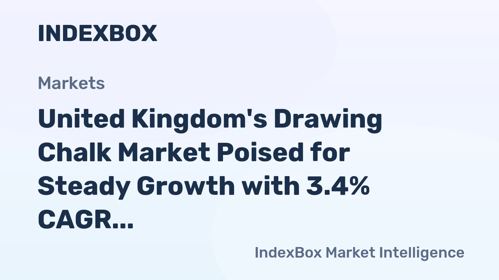 United Kingdom's Drawing Chalk Market Poised for Steady Growth with 3.4% CAGR