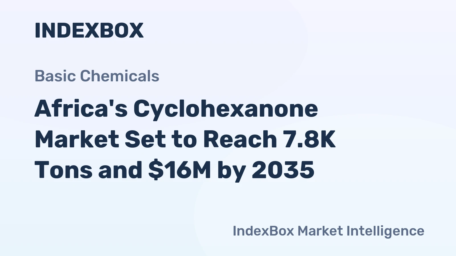 Africa's Cyclohexanone Market Set to Reach 7.8K Tons and $16M by 2035