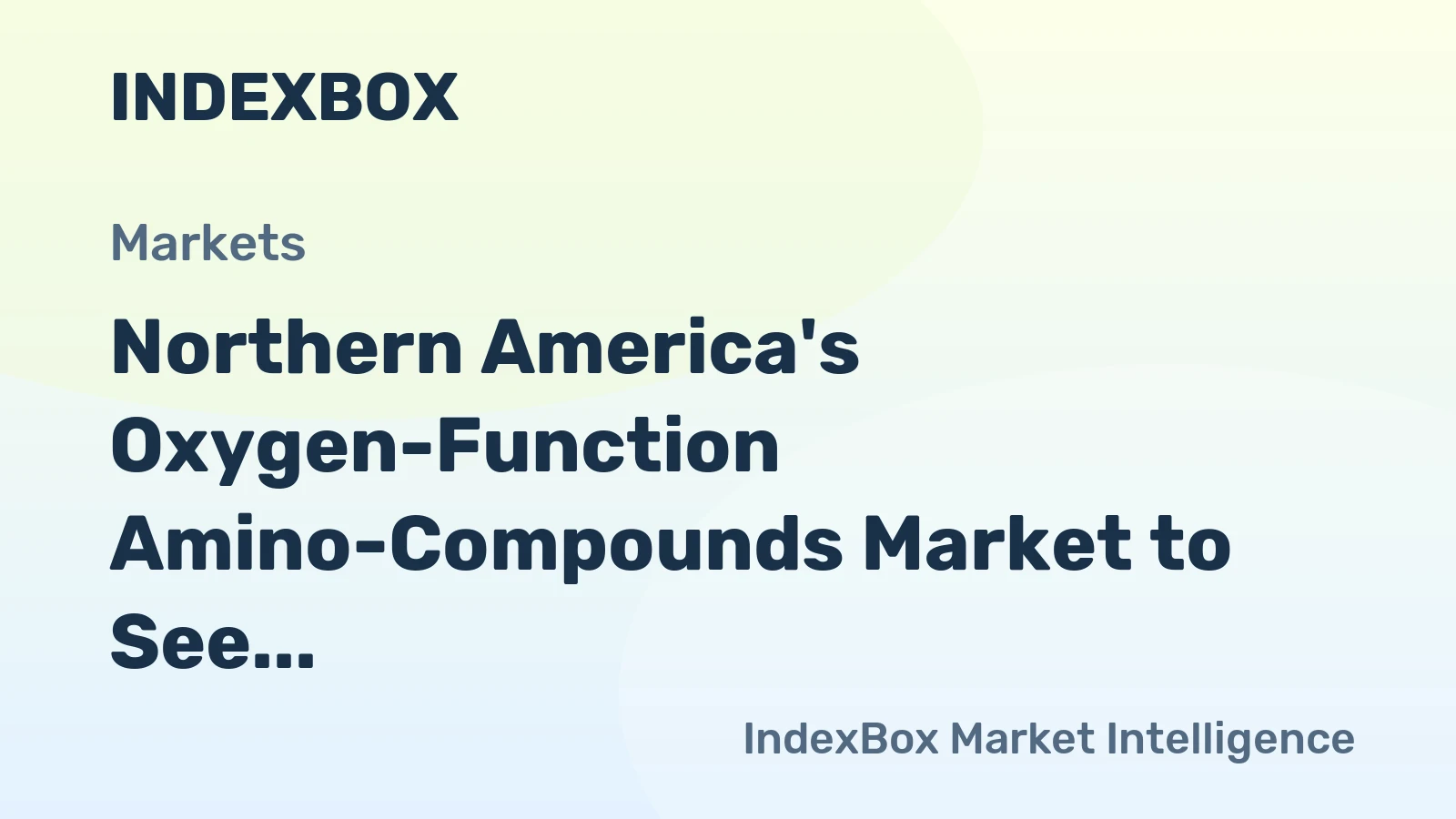 Northern America's Oxygen-Function Amino-Compounds Market to See Sluggish Volume Growth at 0.9% CAGR Through 2035