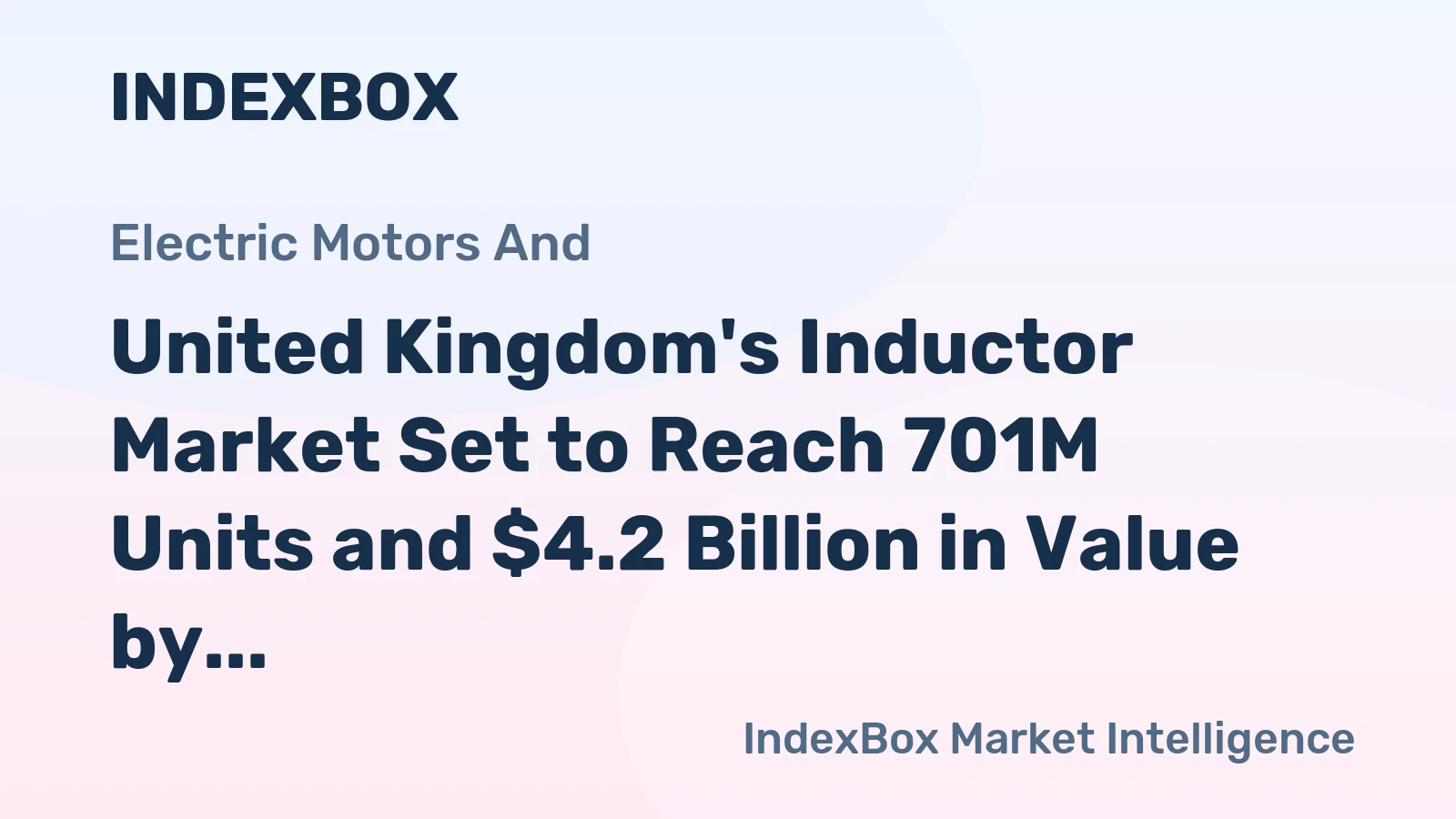 United Kingdom's Inductor Market Set to Reach 701M Units and $4.2 Billion in Value by 2035