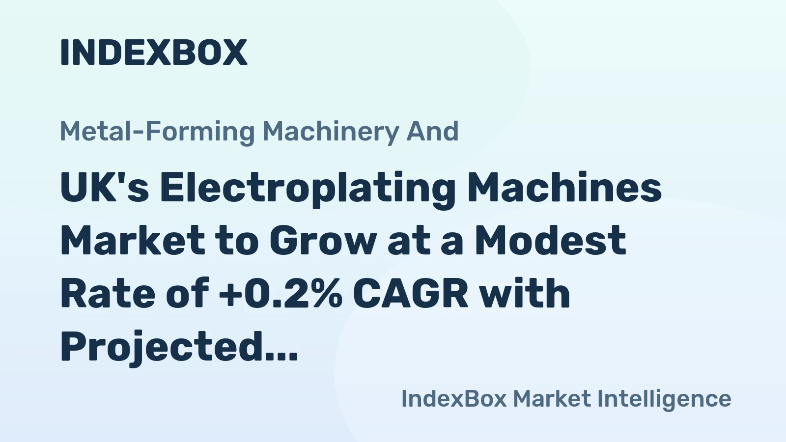 UK's Electroplating Machines Market to Grow at a Modest Rate of +0.2% CAGR with Projected Volume of 139K Units by 2035