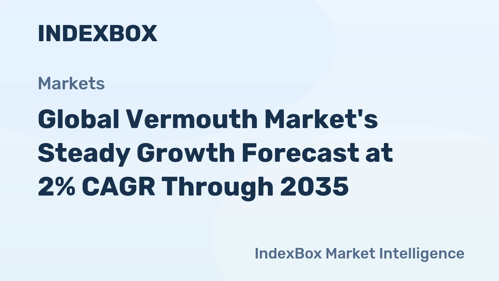 Global Vermouth Market's Steady Growth Forecast at 2% CAGR Through 2035