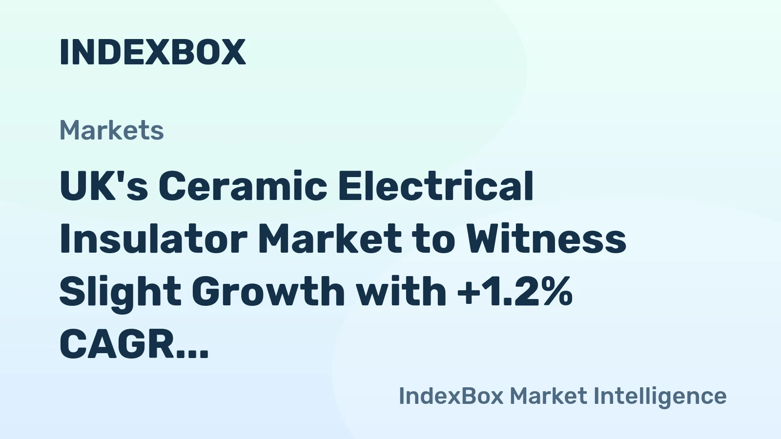 UK's Ceramic Electrical Insulator Market to Witness Slight Growth with +1.2% CAGR from 2024-2035, Reaching $15M by 2035
