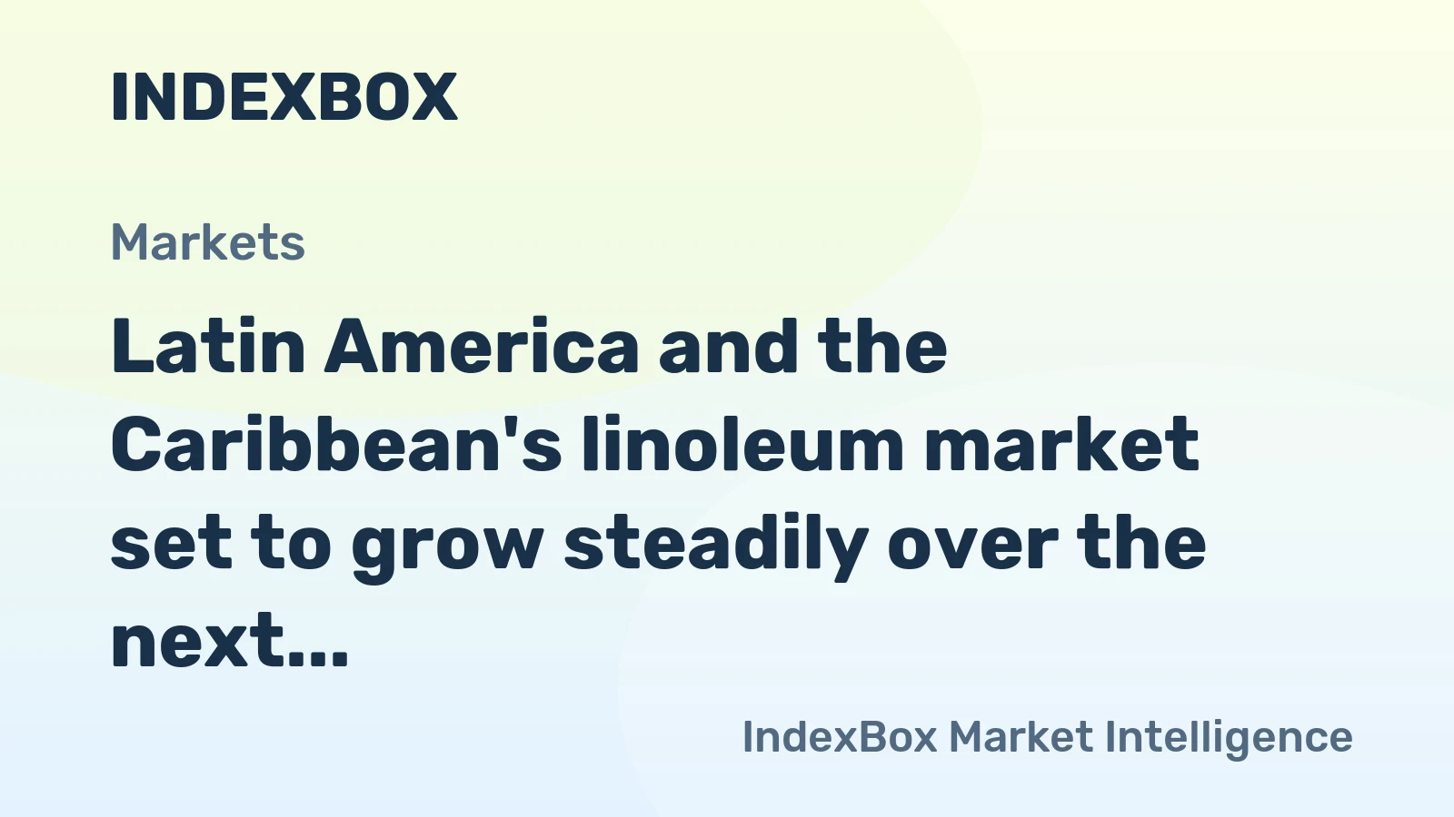 Latin America and the Caribbean's linoleum market set to grow steadily over the next decade, reaching 36M square meters in volume and $288M in value by 2035