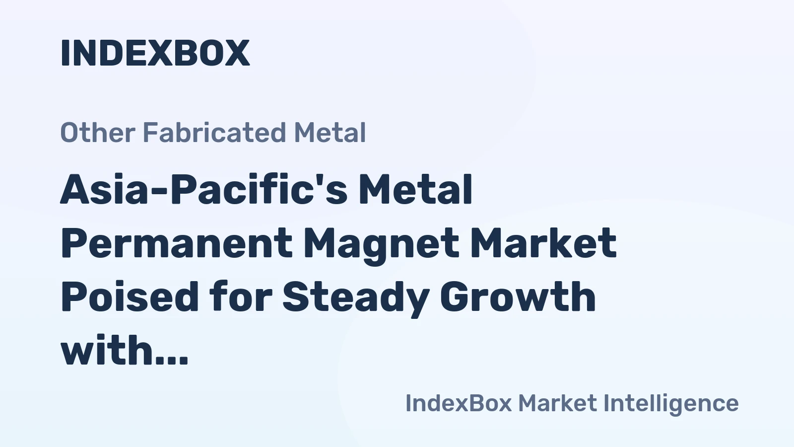 Asia-Pacific's Metal Permanent Magnet Market Poised for Steady Growth with 23% CAGR Through 2035