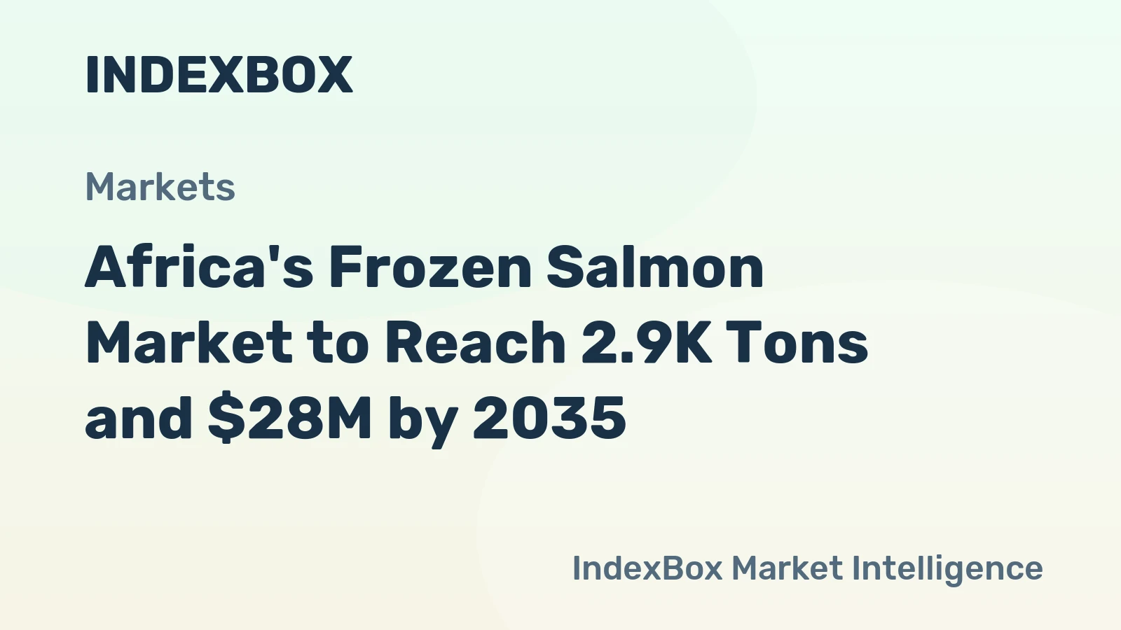 Africa's Frozen Salmon Market to Reach 2.9K Tons and $28M by 2035