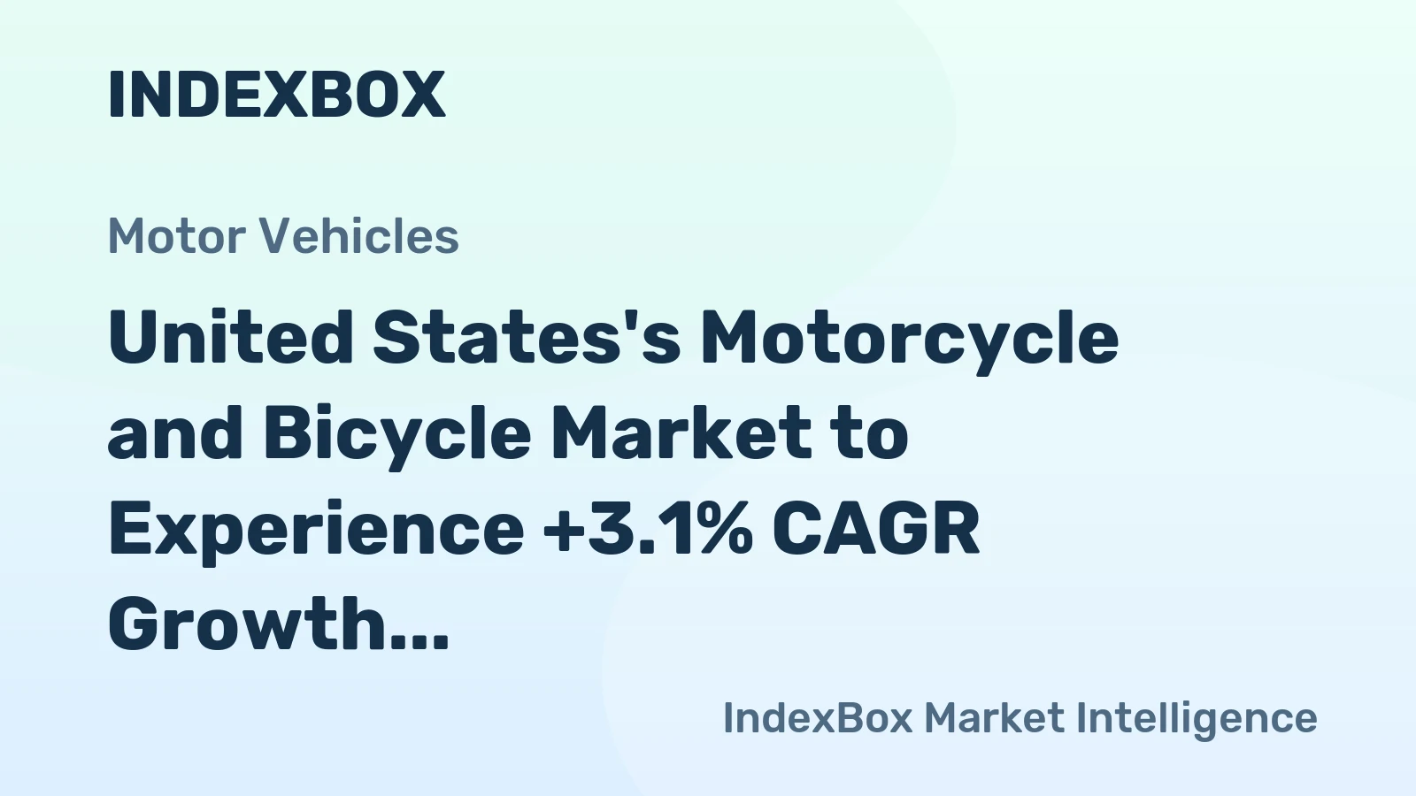 United States's Motorcycle and Bicycle Market to Experience +3.1% CAGR Growth, Forecasted to Reach 25M Units by 2035