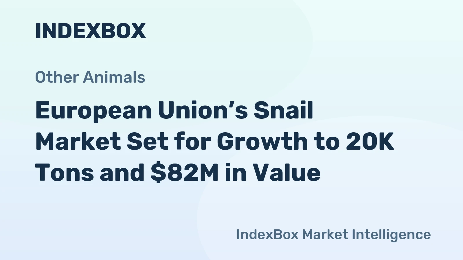 European Union’s Snail Market Set for Growth to 20K Tons and $82M in Value
