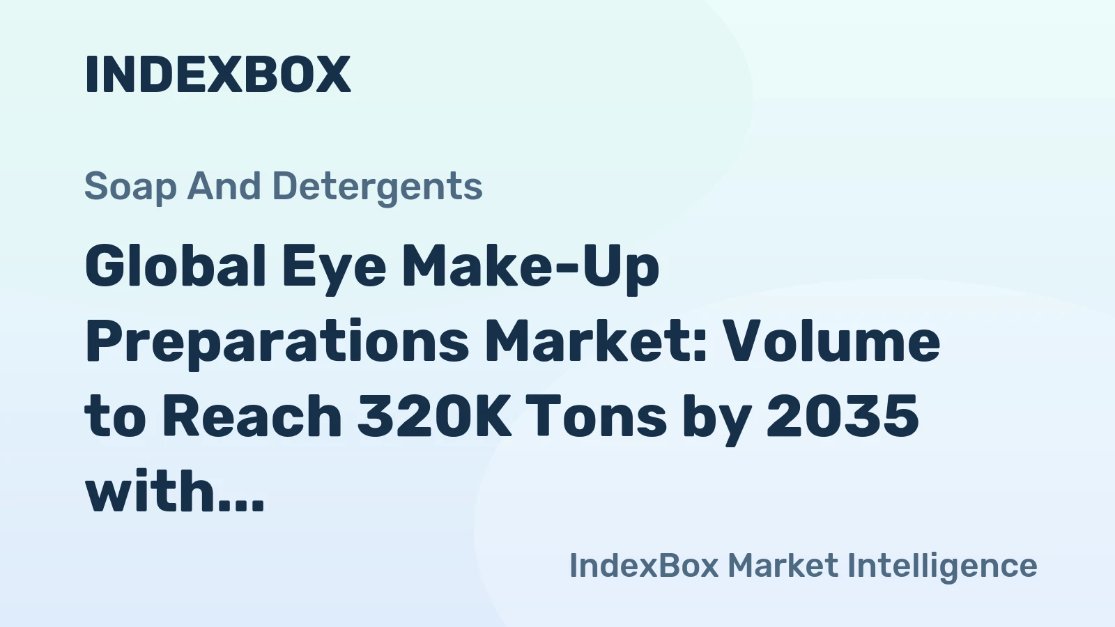 Global Eye Make-Up Preparations Market: Volume to Reach 320K Tons by 2035 with Value Expected to Hit $13.2B
