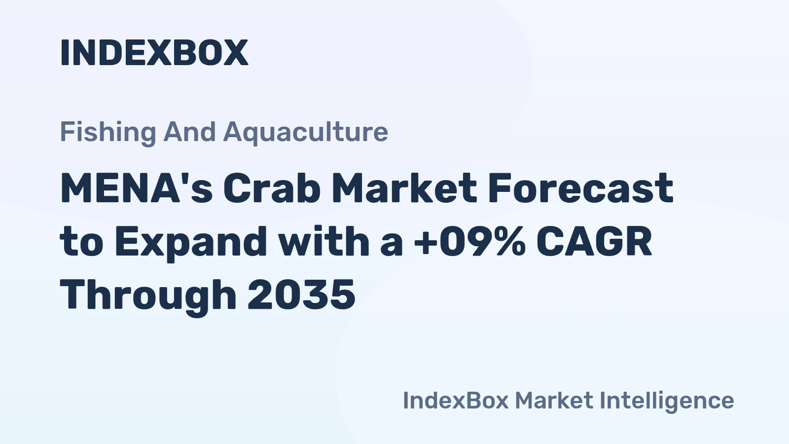 MENA's Crab Market Forecast to Expand with a +09% CAGR Through 2035