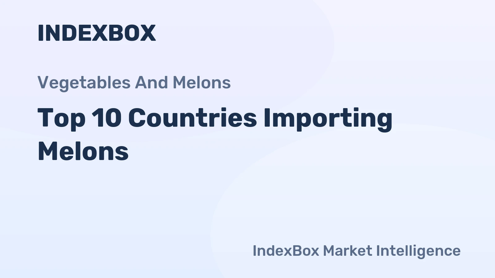 Top 10 Countries Importing Melons