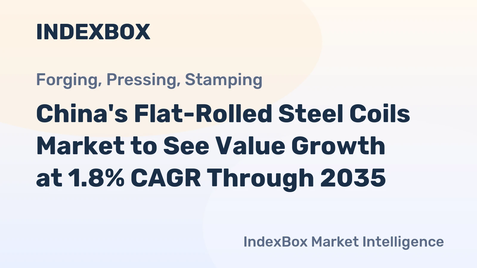 China's Flat-Rolled Steel Coils Market to See Value Growth at 1.8% CAGR Through 2035