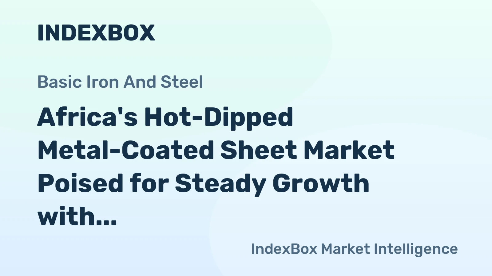 Africa's Hot-Dipped Metal-Coated Sheet Market Poised for Steady Growth with 2.1% CAGR Through 2035