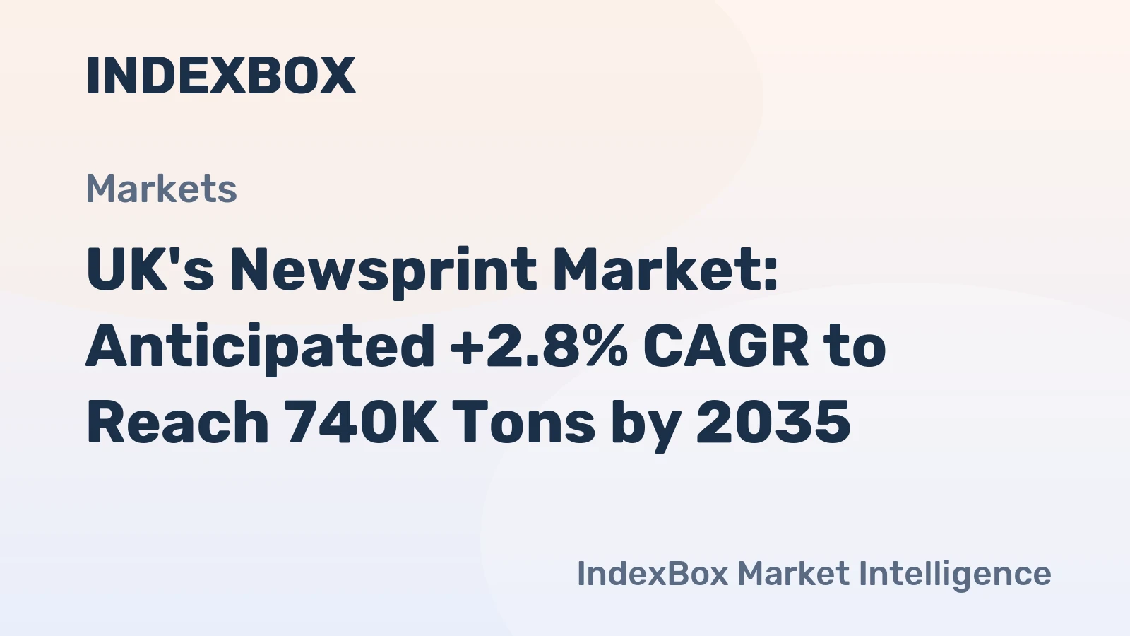 UK's Newsprint Market: Anticipated +2.8% CAGR to Reach 740K Tons by 2035