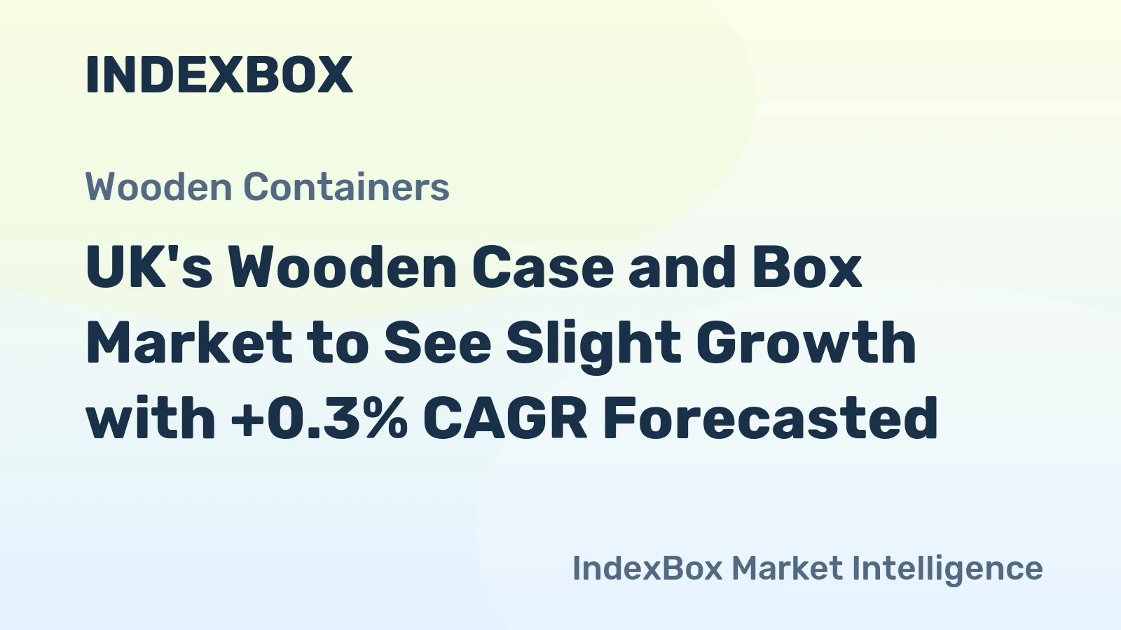 UK's Wooden Case and Box Market to See Slight Growth with +0.3% CAGR Forecasted