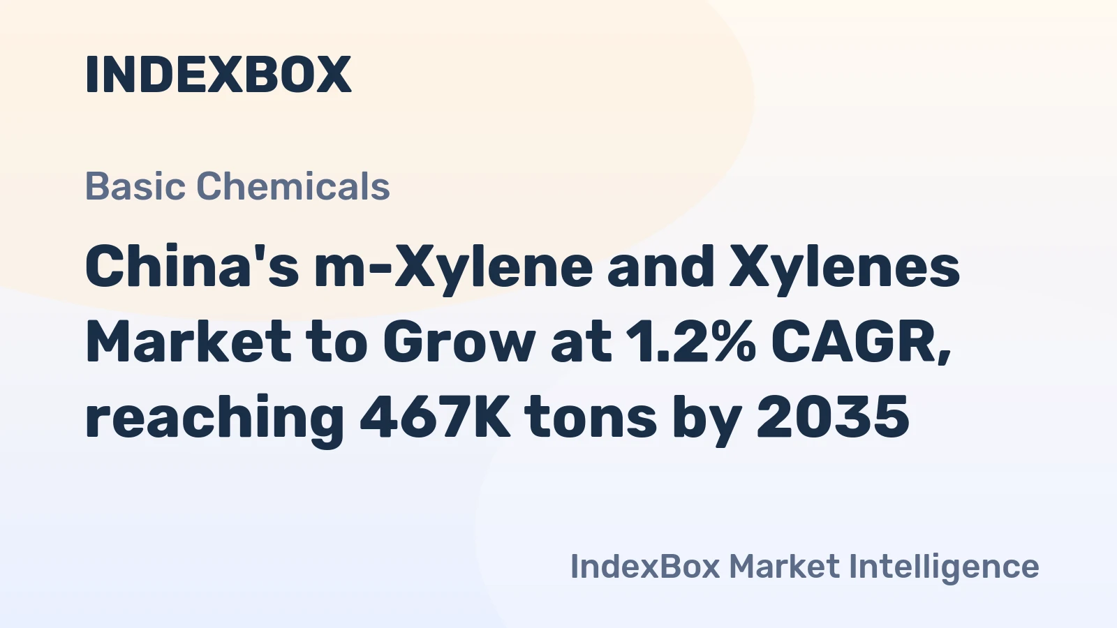 China's m-Xylene and Xylenes Market to Grow at 1.2% CAGR, reaching 467K tons by 2035