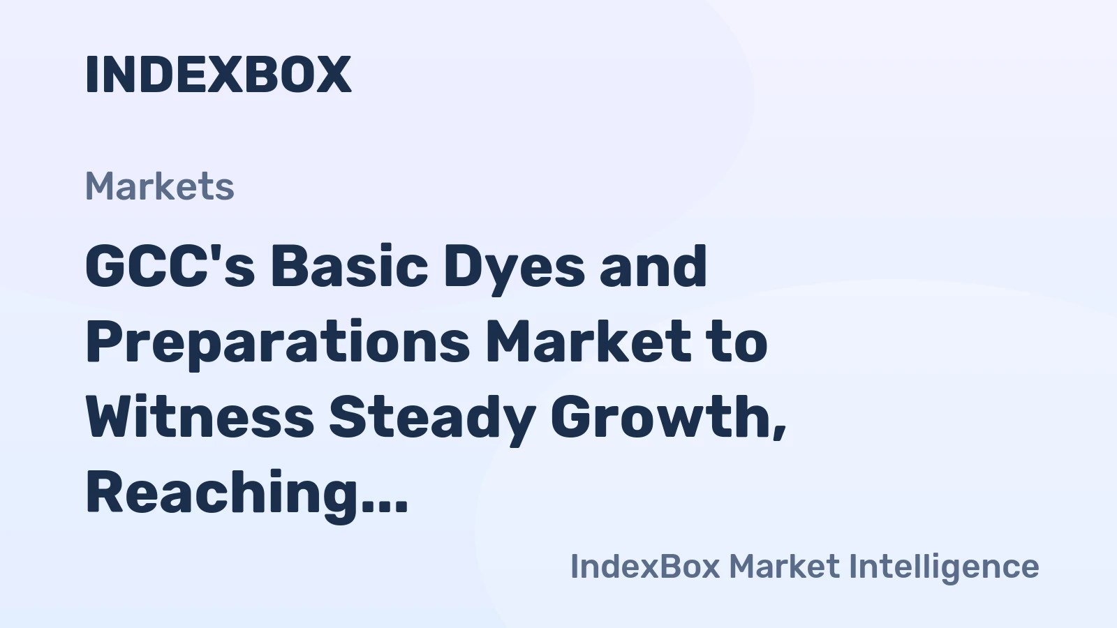 GCC's Basic Dyes and Preparations Market to Witness Steady Growth, Reaching 1.7K Tons and $11M by 2035