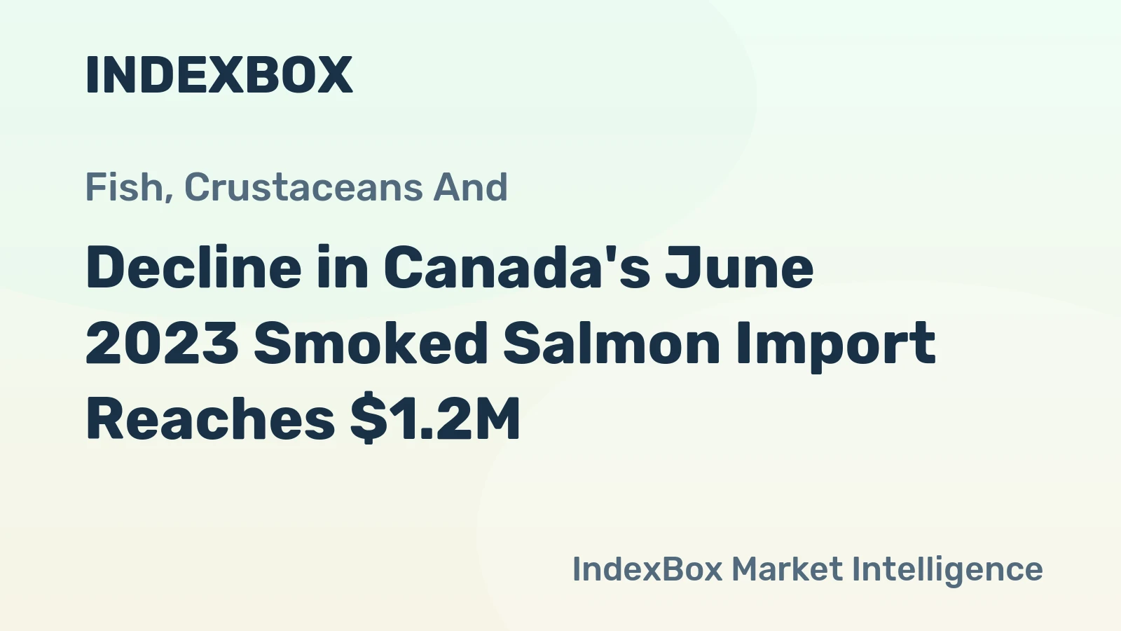 Decline in Canada's June 2023 Smoked Salmon Import Reaches $1.2M