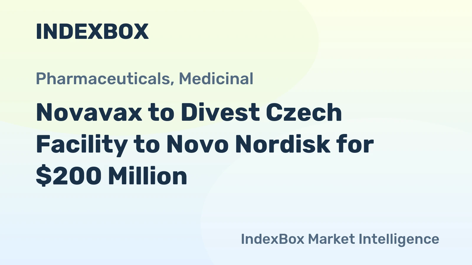 Novavax to Divest Czech Facility to Novo Nordisk for $200 Million