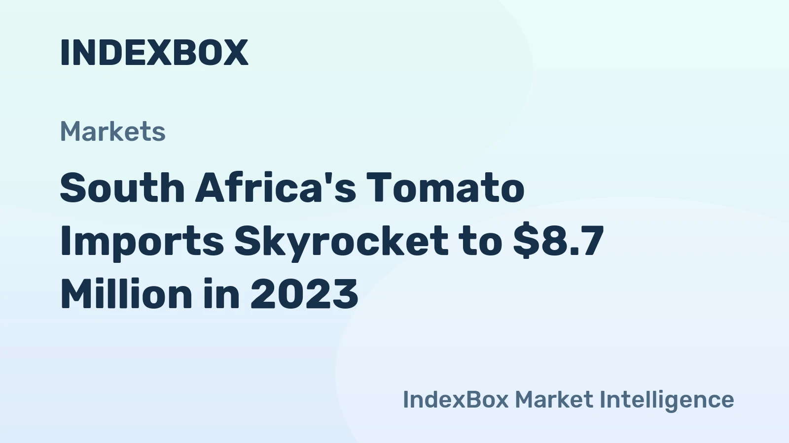 South Africa's Tomato Imports Skyrocket to $8.7 Million in 2023
