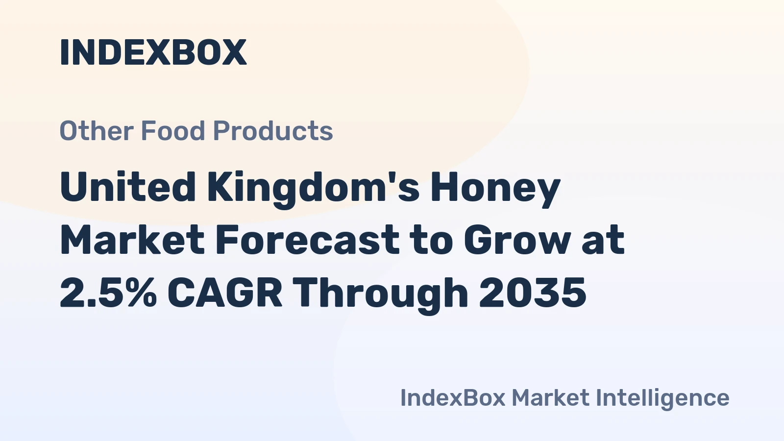 United Kingdom's Honey Market Forecast to Grow at 2.5% CAGR Through 2035