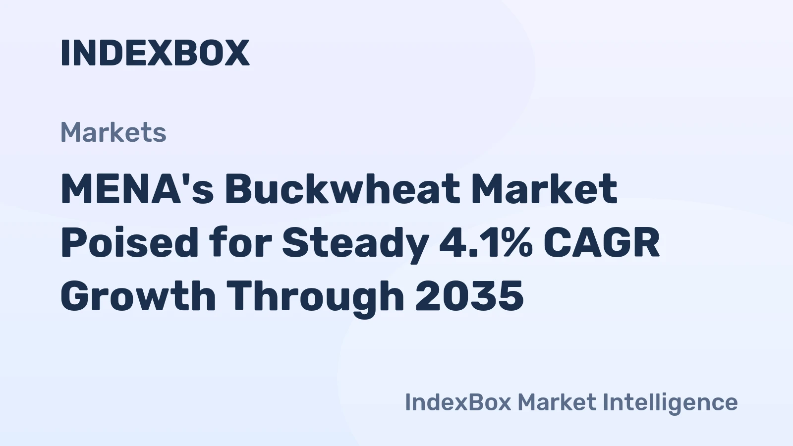 MENA's Buckwheat Market Poised for Steady 4.1% CAGR Growth Through 2035