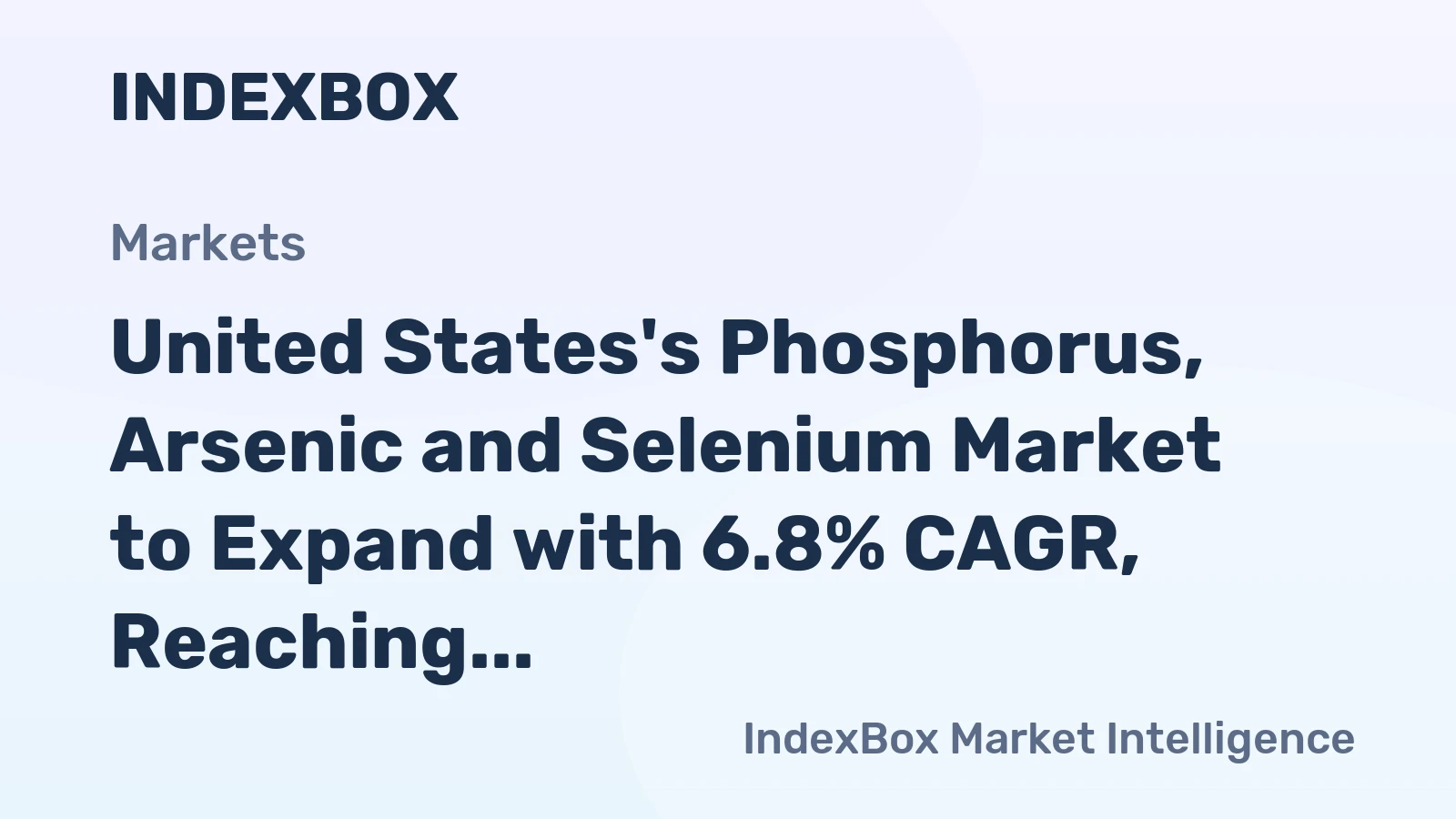 United States's Phosphorus, Arsenic and Selenium Market to Expand with 6.8% CAGR, Reaching 2.5K tons and $13M by 2035
