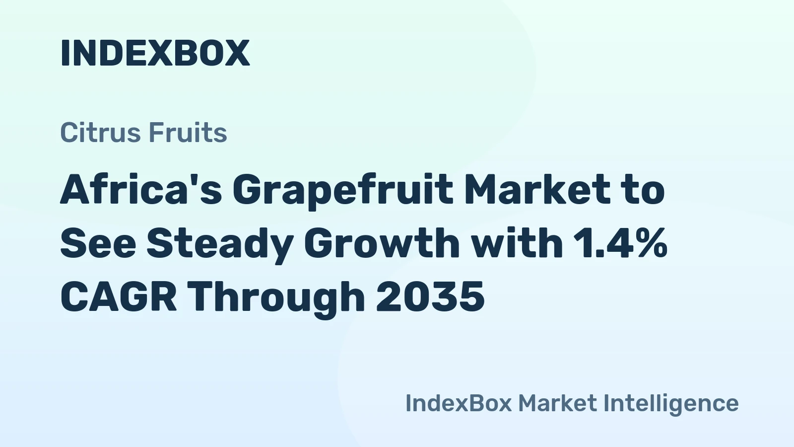 Africa's Grapefruit Market to See Steady Growth with 1.4% CAGR Through 2035