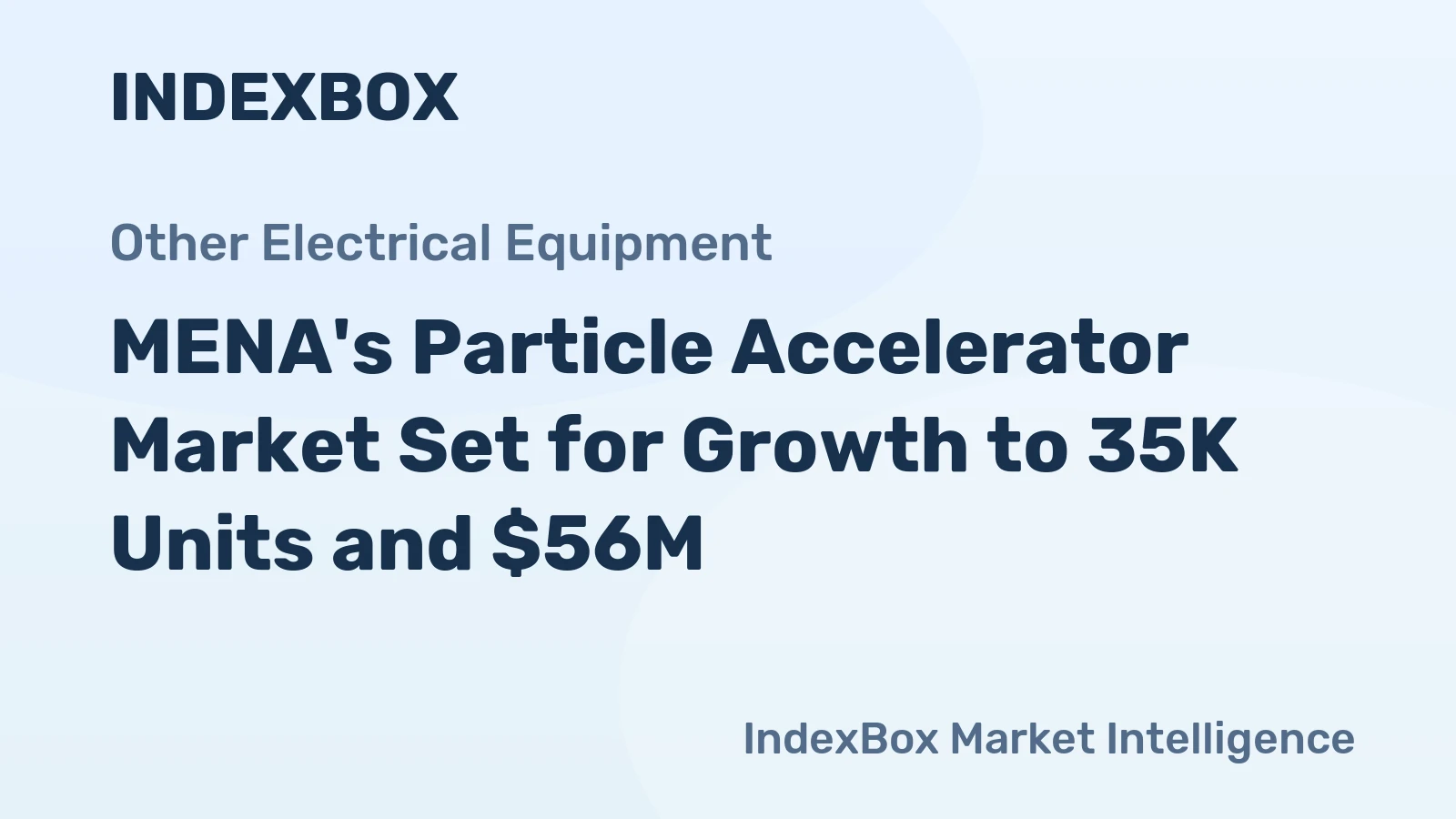 MENA's Particle Accelerator Market Set for Growth to 35K Units and $56M