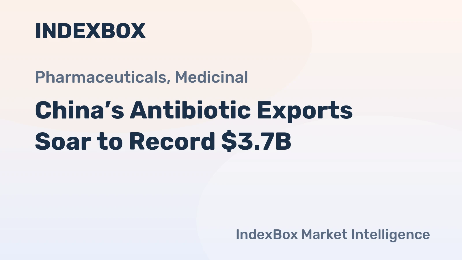 China’s Antibiotic Exports Soar to Record $3.7B