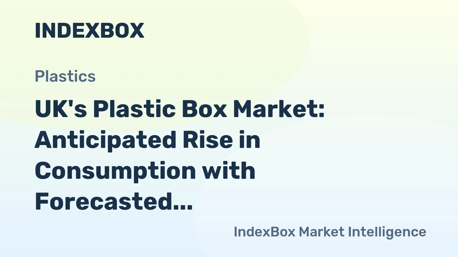 UK's Plastic Box Market: Anticipated Rise in Consumption with Forecasted Volume of 299K tons and Value of $1.4B by 2035