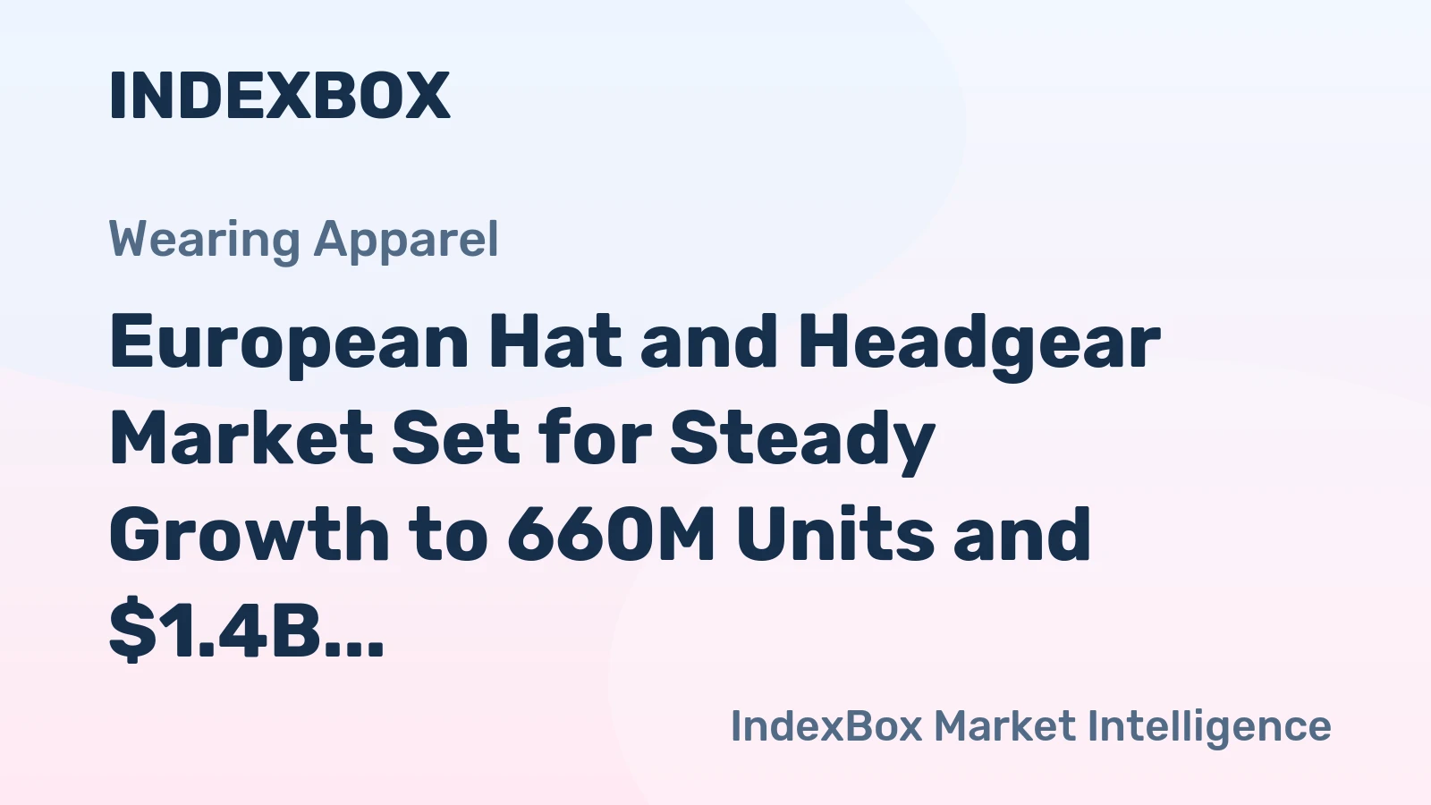 European Hat and Headgear Market Set for Steady Growth to 660M Units and $1.4B by 2035