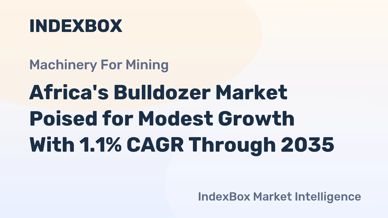 Africa's Bulldozer Market Poised for Modest Growth With 1.1% CAGR Through 2035