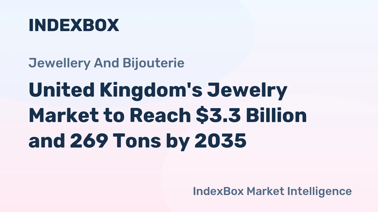 United Kingdom's Jewelry Market to Reach $3.3 Billion and 269 Tons by 2035
