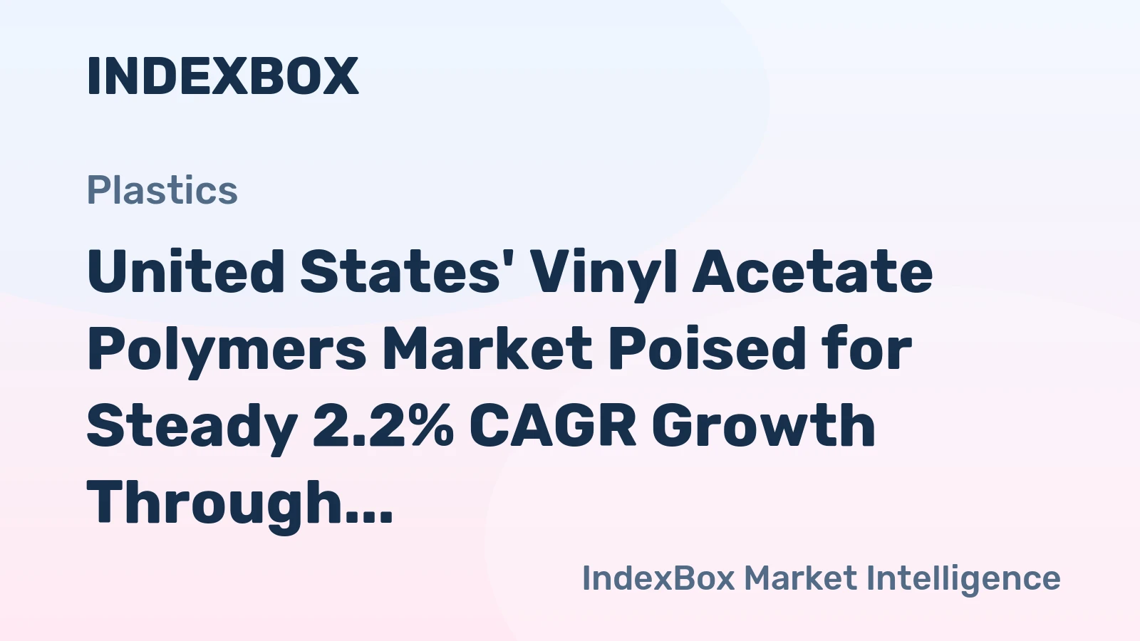 United States' Vinyl Acetate Polymers Market Poised for Steady 2.2% CAGR Growth Through 2035
